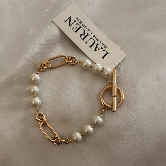 Lauren Ralph Lauren | Jewelry | Lauren Ralph Lauren Gold Tone Round ...